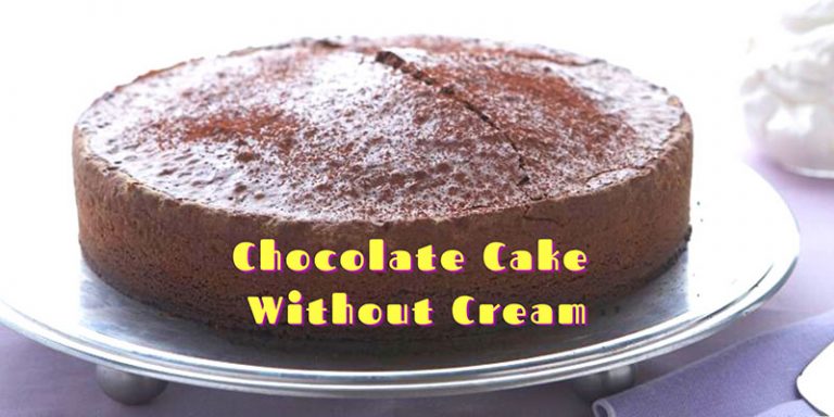 Quick Recipe for Chocolate Cake Without Cream - Bakingo Blog