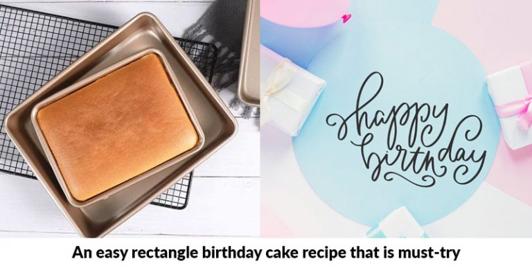 Rectangle Birthday Cake Recipe | Rectangle Chocolate Cake Recipe