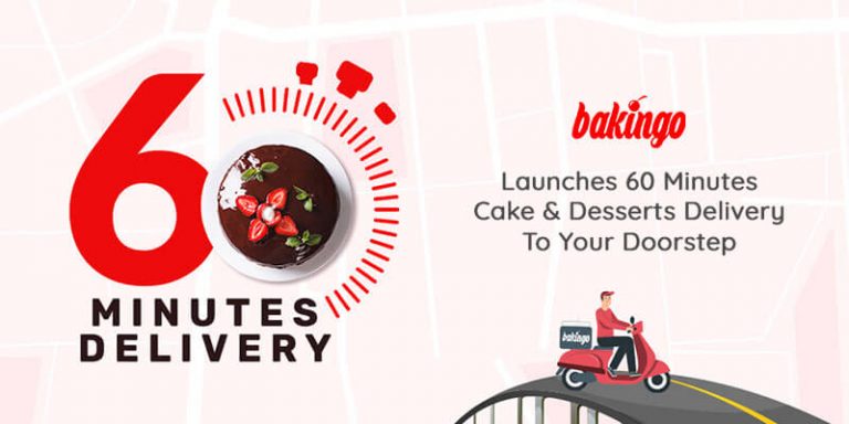 Bakingo Launches 60 Minutes Cake & Desserts Delivery- Bakingo Blog