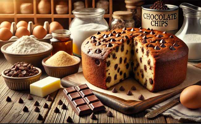Moist Chocolate Chip Cake Recipe